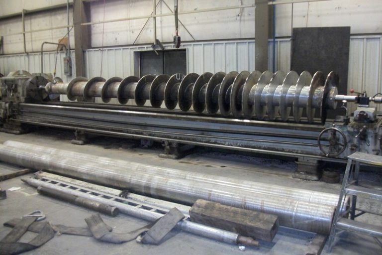 Machining a Long Auger in Conventional Lathe | Columbia Machine Works