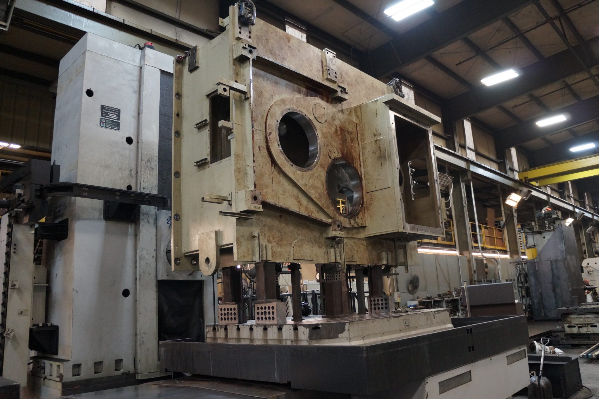 Large Stamping Press Frame Machining | Columbia Machine Works