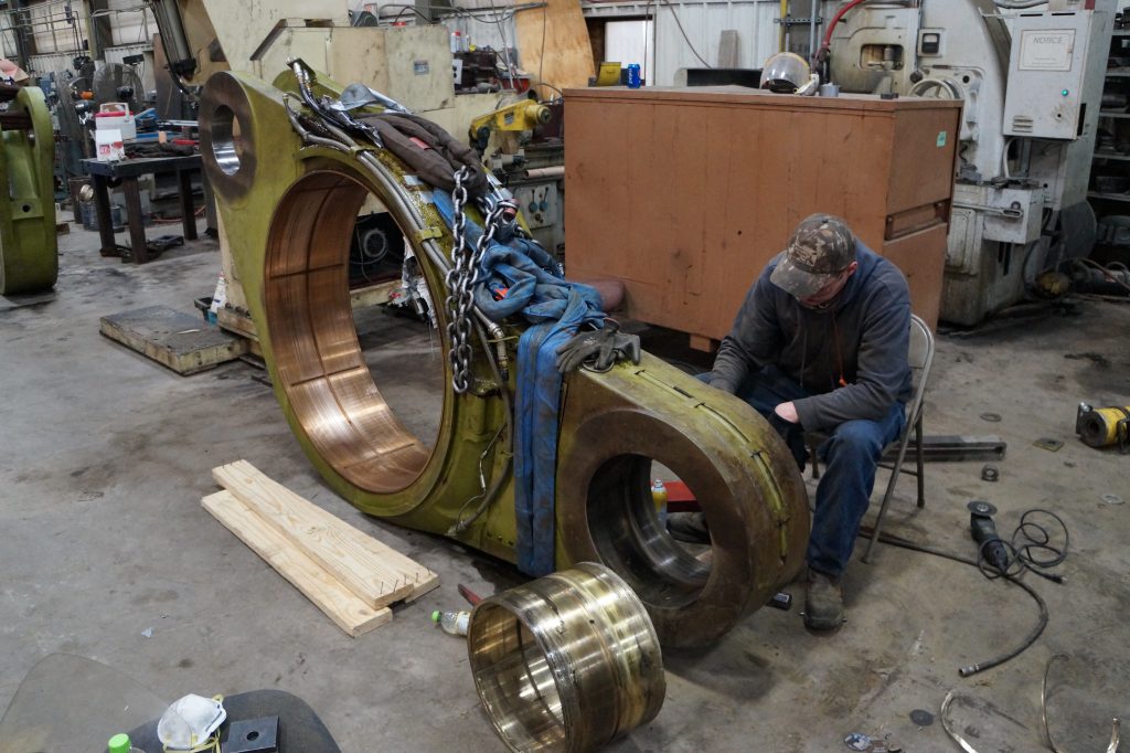 Fitting Bushings in Connecting Rod for Stamping Press | Columbia ...