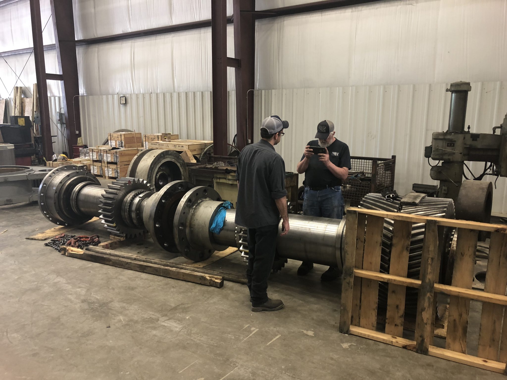 Assembly of Press Components | Columbia Machine Works