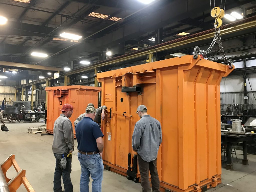 Scrap Tub Modification | Columbia Machine Works