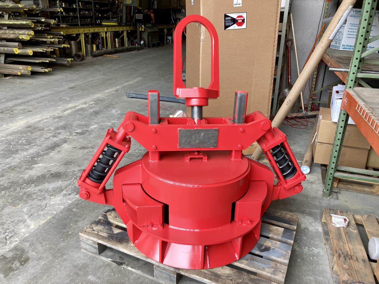 Electrode Column Lifting Device | Columbia Machine Works