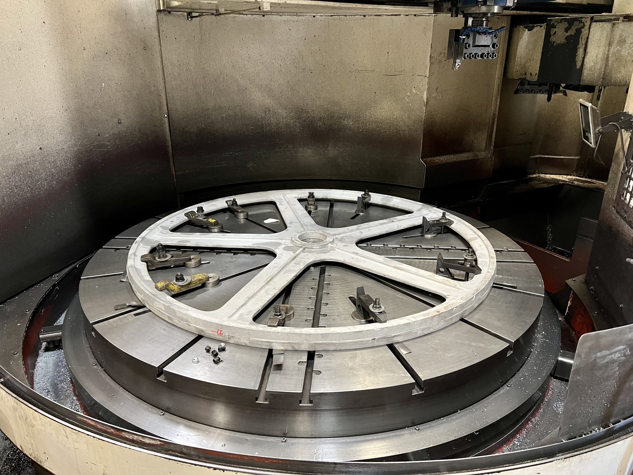 Machining Aluminum Sheaves on CNC Vertical Turning Lathe | Columbia ...