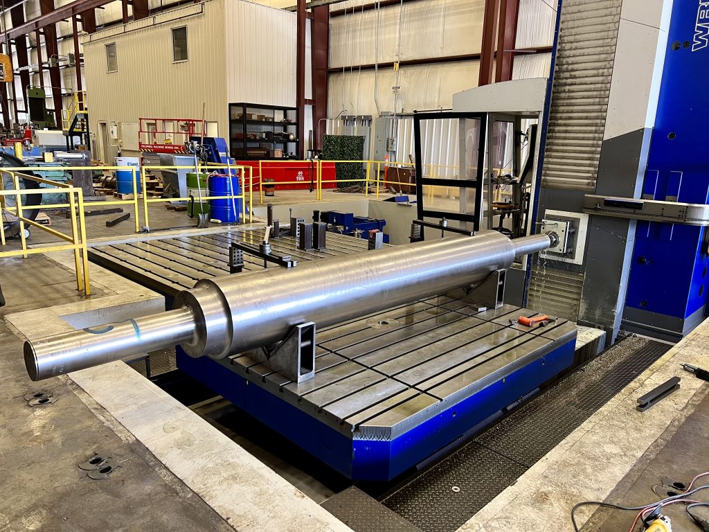 Machining Large Shaft | Columbia Machine Works