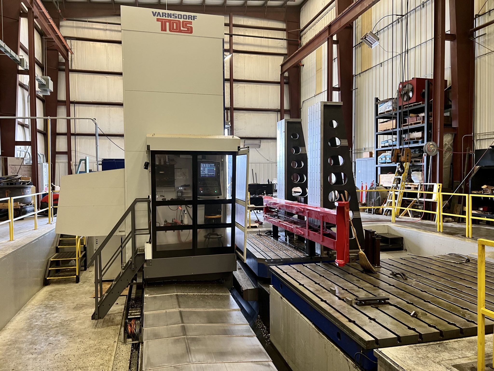 Machining 20 Foot Long Weldment | Columbia Machine Works