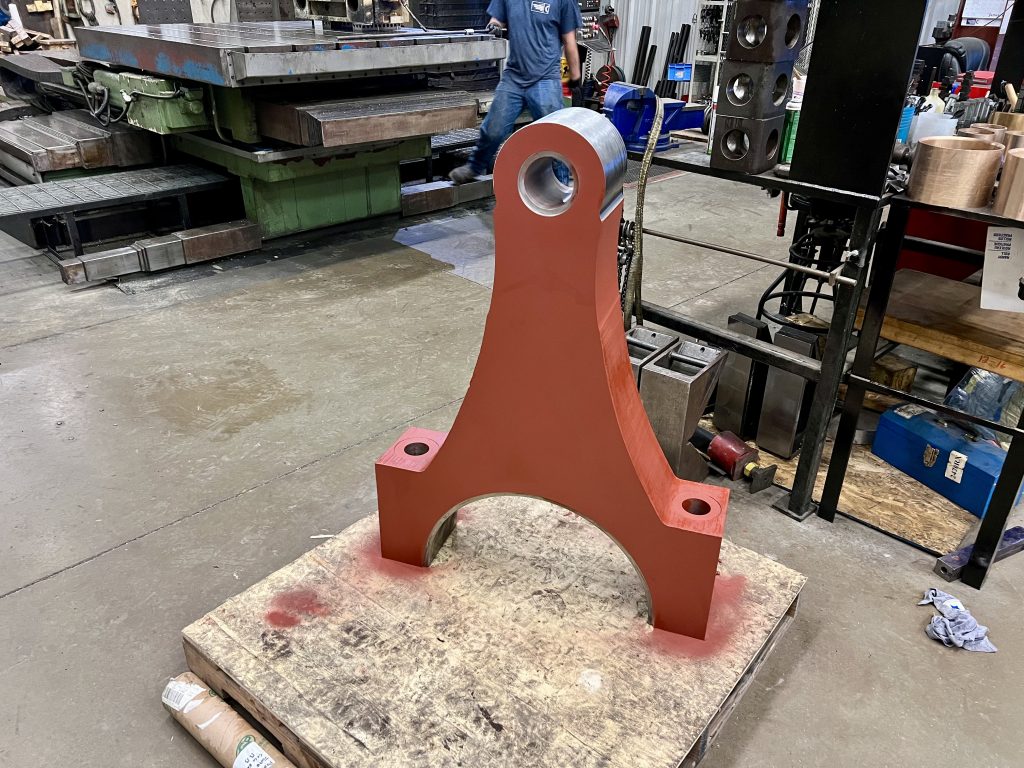 Repairing Connecting Rod for Stamping Press | Columbia Machine Works