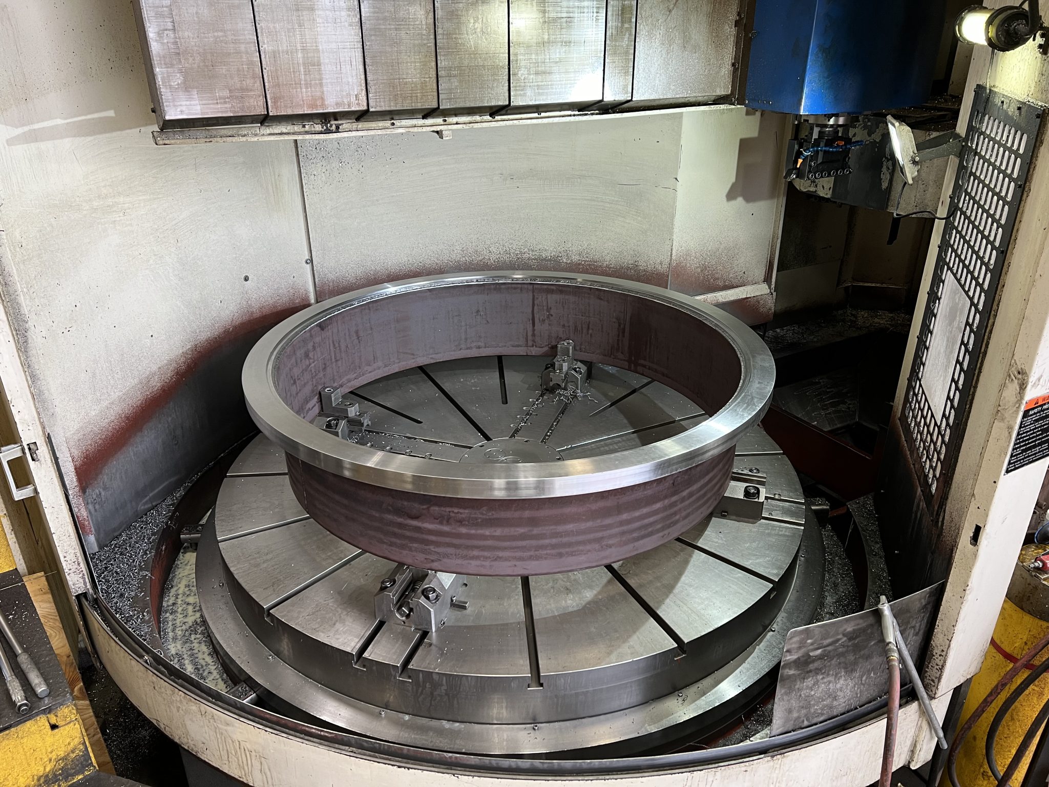 Vertical Turning Machining Project | Columbia Machine Works